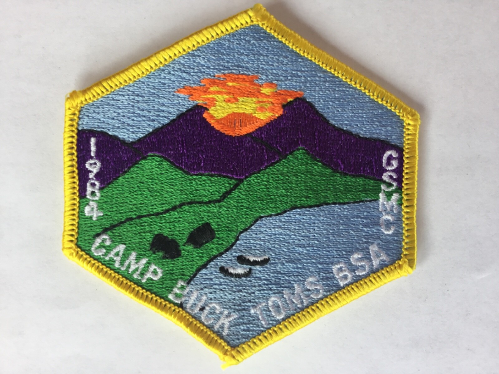 1984 Camp Buck Toms pocket patch | eBay