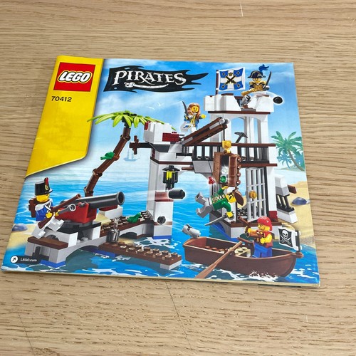 LEGO® - Pirates - Soldiers Fort - 70412- INSTRUCTION BOOKLET | eBay