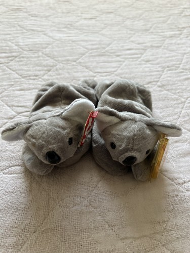 Mel the Koala Beanie Baby 1996 RARE TY P.V.C. With Errors Pair Of 2 Lot ...