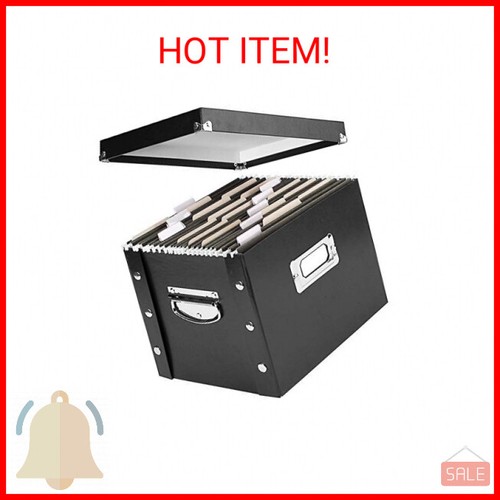 Snap-N-Store Letter-Size File Box, Black (SNS01533) 789297822389 | eBay