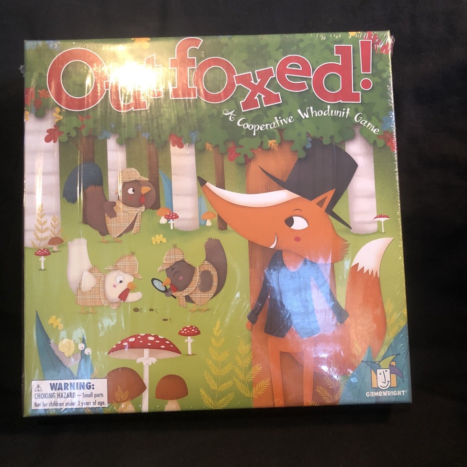 Gamewright Outfoxed! A Cooperative Whodunit Board Game for Kids 5+ | eBay