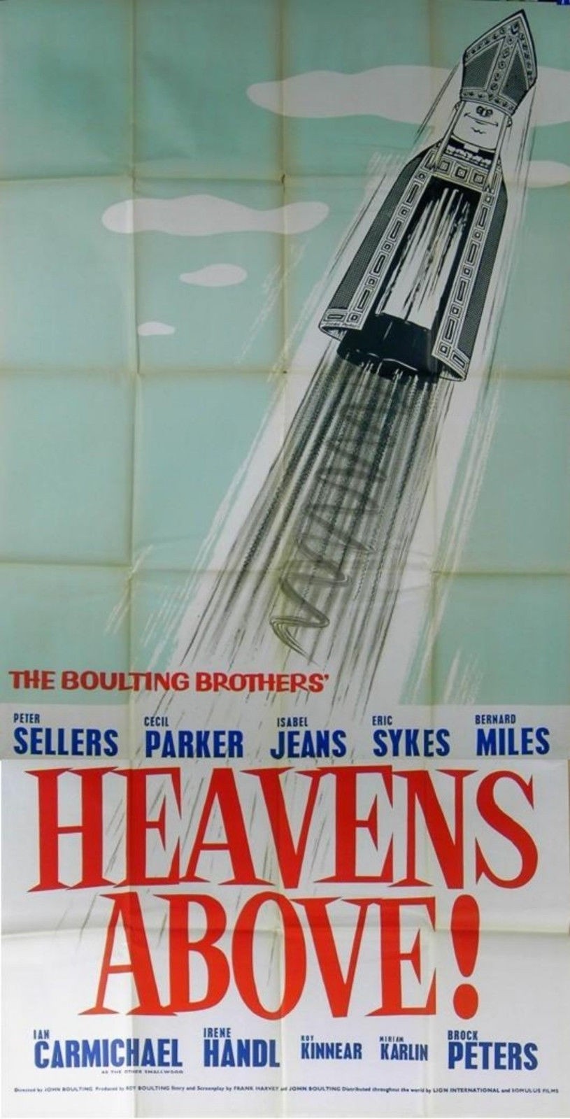 HEAVENS ABOVE! 1963 Peter Sellers, Cecil Parker Ian Carmichael UK 3 ...