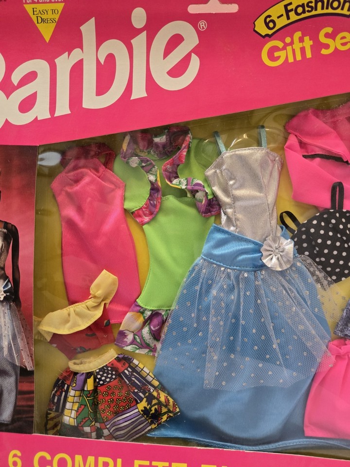 Barbie 6 Fashion Gift Set Fun To Dress NIB Free Ship | eBay