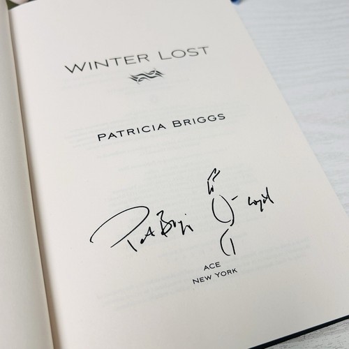 Winter Lost by Patricia Briggs, Signed with Doodle, 1st Edition ...