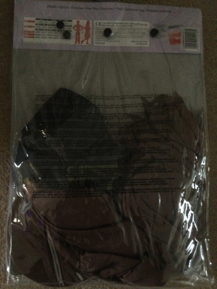 Brand NEW Victorian Poor Boy costume Age 4-6 years World Book Day | eBay UK