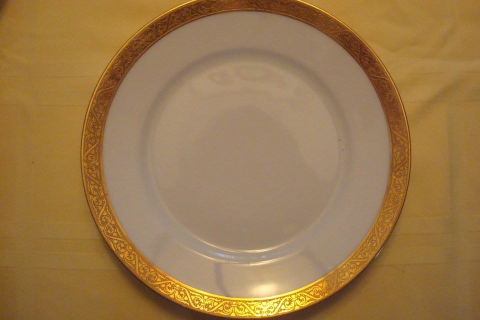 Tomas Bavaria Germany gold rim plate, 7" diametee[2es] | eBay