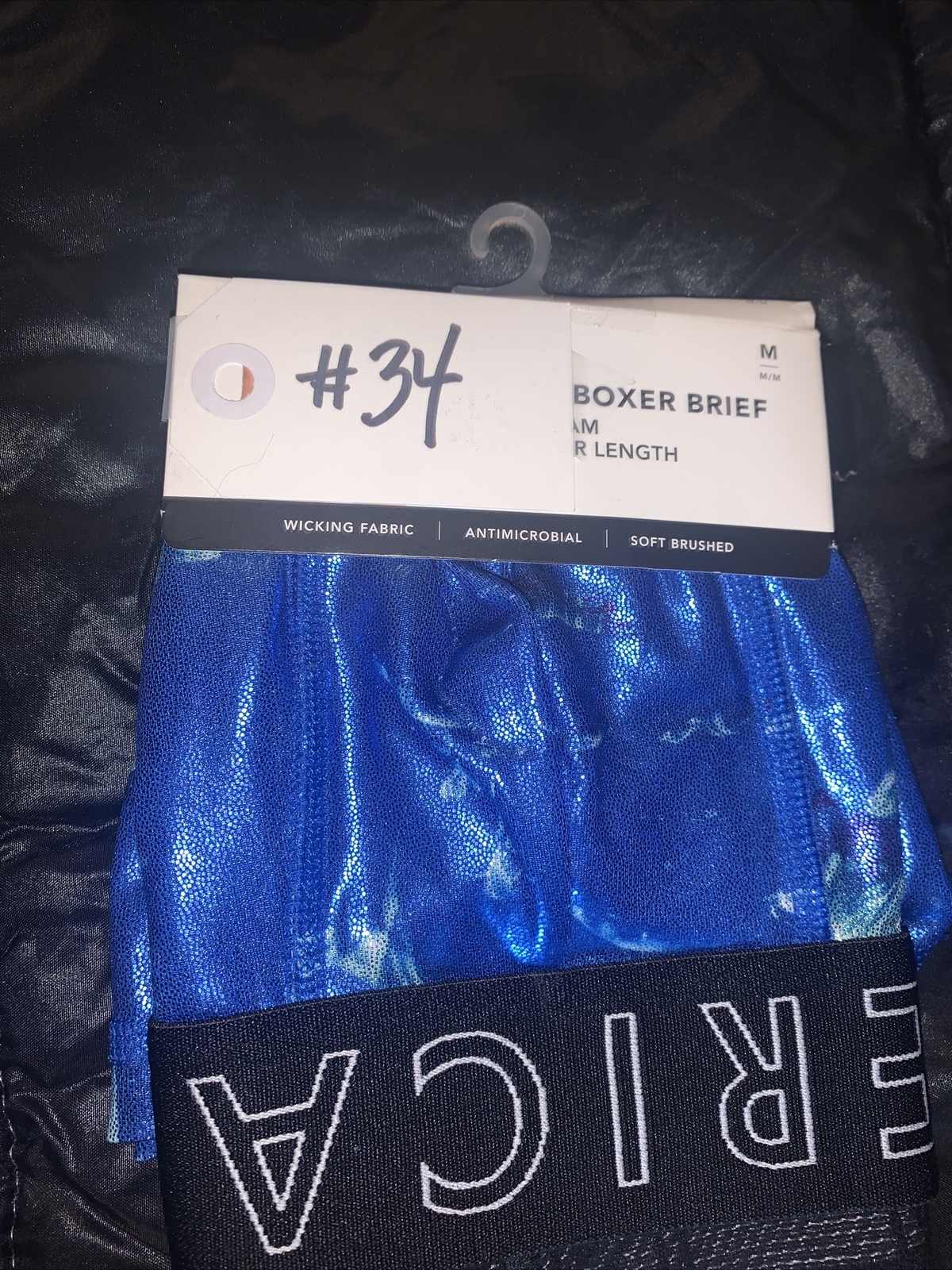 AE Shiny Underwear One Brilliant Blue / Shiny Metallic Sharks Mens ...