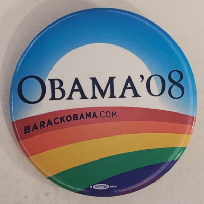 Vintage Barrack Obama 08 Presidential Campaign Pinback Button Pride ...