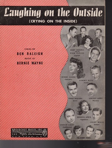 Laughing On The Outside (Crying On The Inside) Sheet Music 1946 | eBay