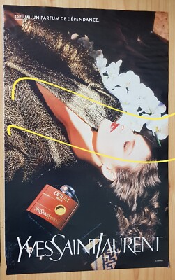 2 x large single page adverts - Yves Saint Laurent Opium Parfum de ...