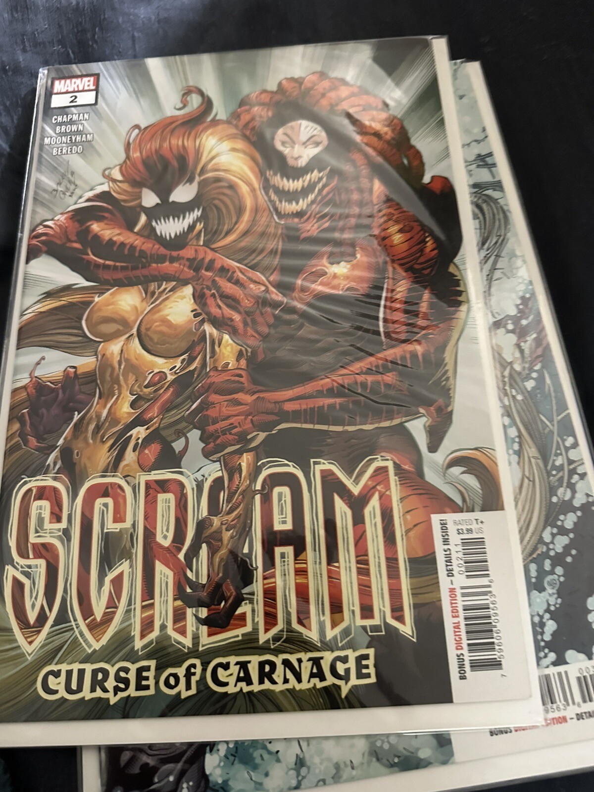 SCREAM CURSE OF CARNAGE 2 NM/NM+ MARK BAGLEY COVER MARVEL COMICS 2019 ...