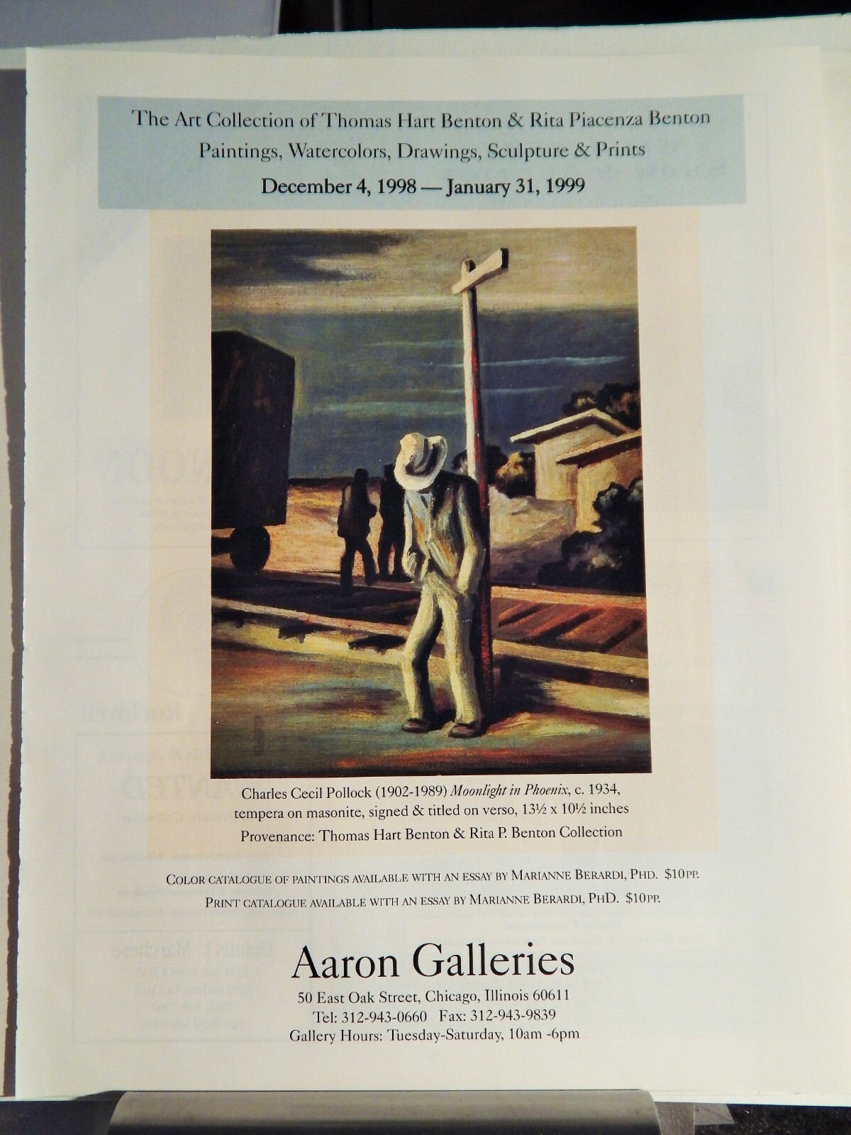 CHARLES CECIL POLLOCK ART PIECES ORIG VTG 1998 ADVERTISEMENT, | eBay
