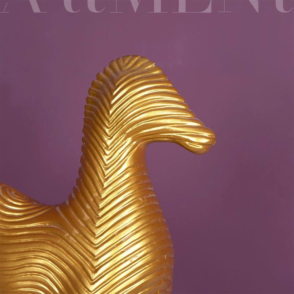 Surreal Swirl Animals of The Jungle Golden Horse 20.5 x 21 cm | eBay