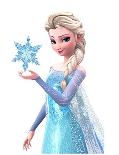 PRE-CUT DISNEY Frozen Elsa Edible Cake Topper Image Decoration Birthday ...