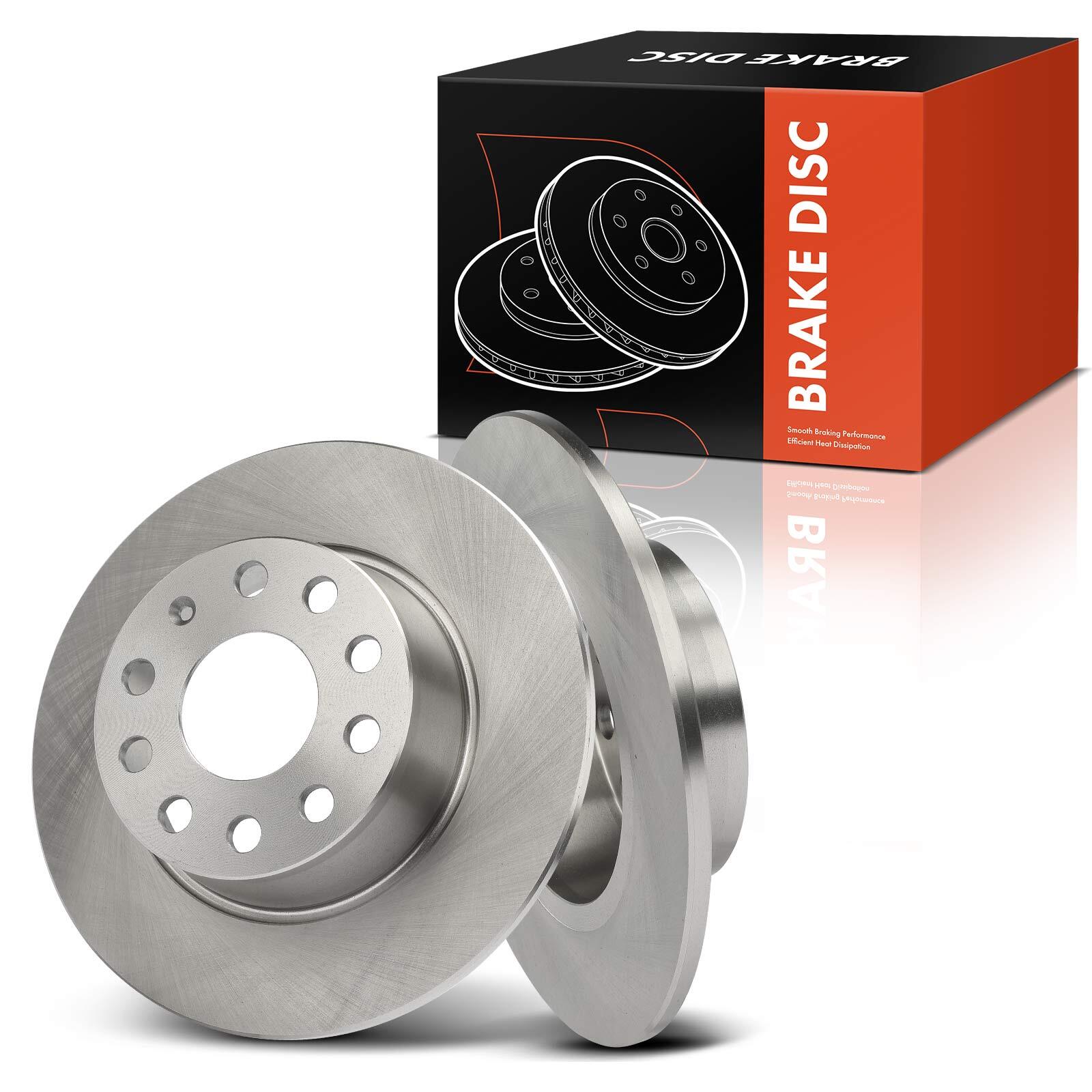 2Pcs Rear Side Disc Brake Rotors for Volkswagen Jetta 2019-2021 Taos ...