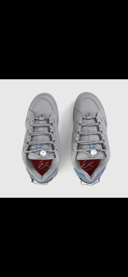 New 1997 reissue ES Chad Muska grey blue skateboard shoes mens size 12 ...