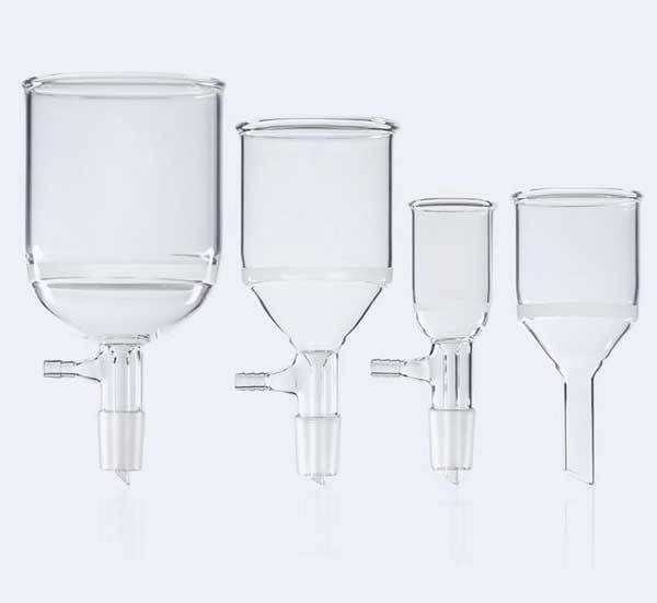 30ml - 2000ml Glass Porous Filters Funnel Sand Core Filter Suction ...