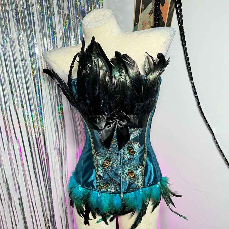 Y2K Feather TOPS 90s Emo Grunge Goth E-Girls Punk Rock Hand Made Eco ...