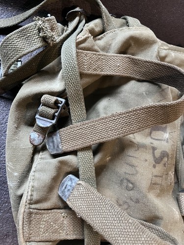 WW2 USMC US Marine Corps P41 P1941 Upper Pack Backpack Field Gear Equipment | eBay