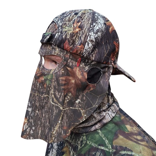 Mossy Oak Break-Up Camo Face Mask Hat for Hunting, Officially Licensed ...