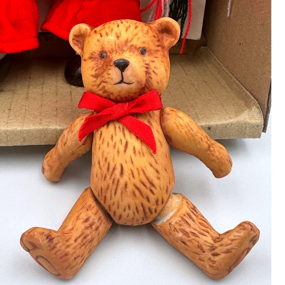 VTG 1984 Faith Wick Merry Porcelain Doll with Teddy Bear COA Limited ...