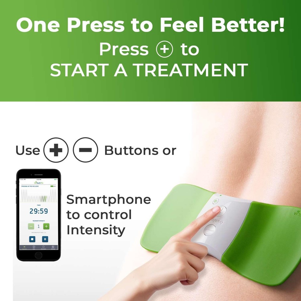 WiTouch Pro Bluetooth TENS Unit – Wireless Lower 3 Pair (Pack of 1 ...