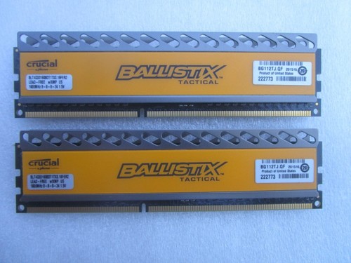 8 GB Crucial Ballistix Tactical DDR3 RAM 1600 MHz CL8 Timing PC3-12800U ...
