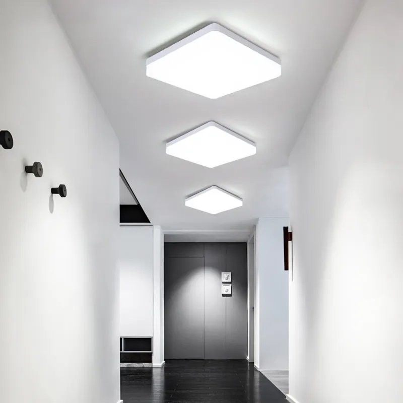 96W LED CEILING LIGHT PANEL DOWN LIGHTS BATHROOM KITCHEN LIVING ROOM ...