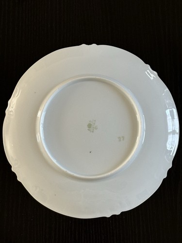 1902-10 Antique Adolf Persch Fine Austrian Porcelain 8.5” Plate Roses ...