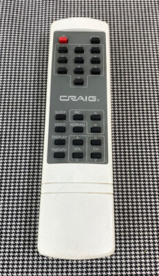 CRAIG REMOTE CONTOL P924W ORIGINAL INFRARED TESTED J0686 | eBay