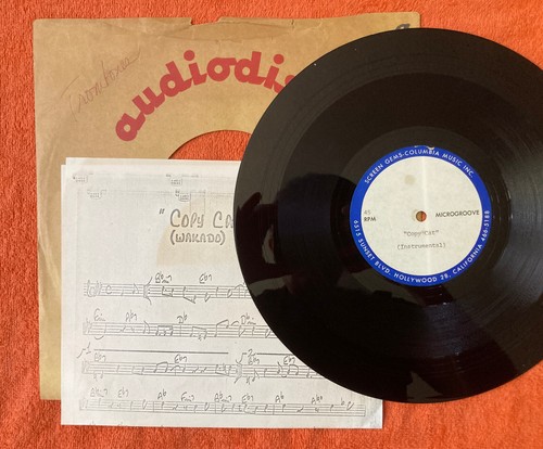 QUINCY JONES Copy Cat (Wack A Doo) ACETATE Walk, Don't Run Soundtrack ...