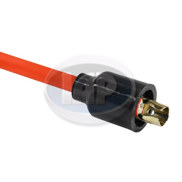 RED IGNITION WIRES & DISTRIBUTOR CAP SET VOLKSWAGEN T1 BUG BEETLE T2 ...