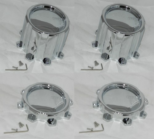 SET OF 4 DUALLY 8 LUG EAGLE ALLOYS WHEEL CENTER CAPS 3229 3228 FITS 8x6 ...