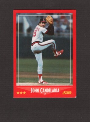 Baseball Card - John Candelaria - Angels - Score - 1988 - #293 | eBay