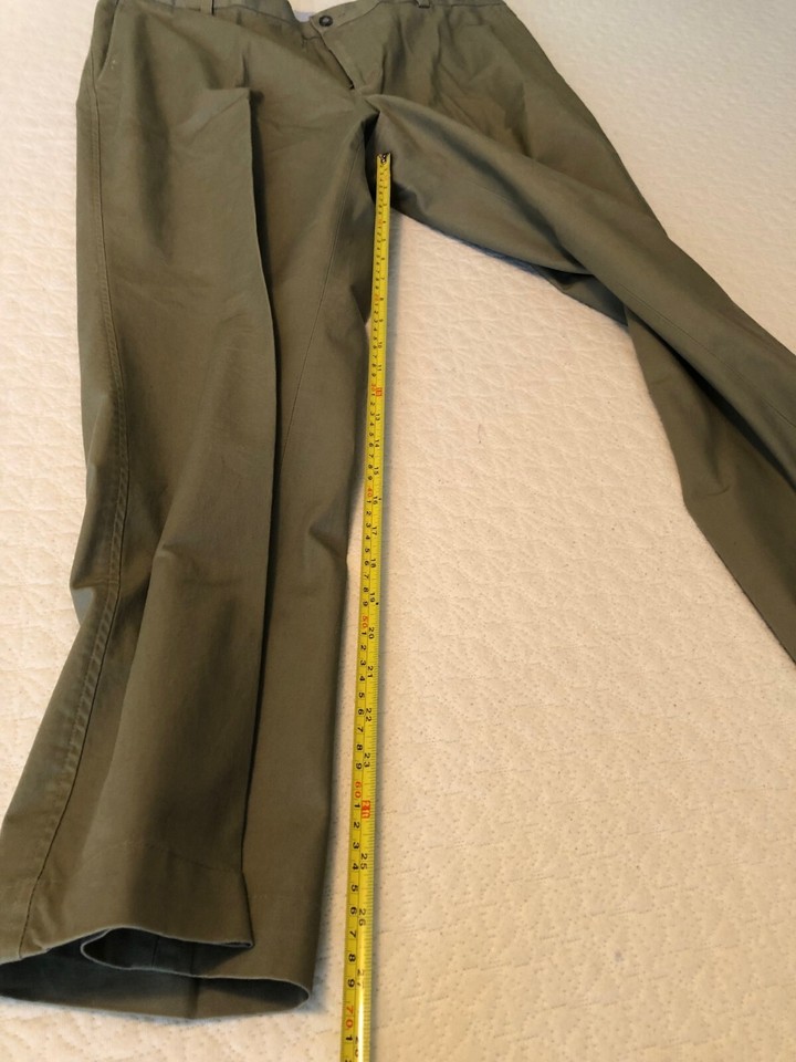 Oxford Stretch Golf Pants 38 x 30 Lt Green Polyester Spandex ...
