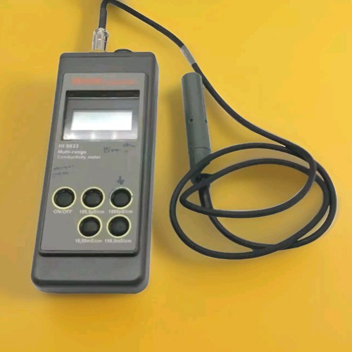 Hanna Instruments Model HI 9033 Portable Multi-Range Conductivity Meter ...