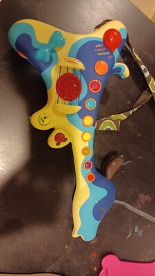 B Toys Woofer Hound Dog Guitar Kids Musical Instrument Strum Toy Music ...