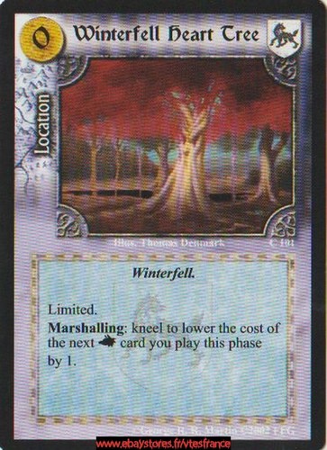 Winterfell Heart Tree #101 [Westeros Edition] Game of Thrones ENG | eBay