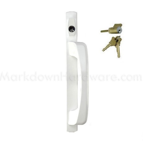 Pella Active Exterior Sliding Patio Door Handle with Key Lock + 2 Keys ...