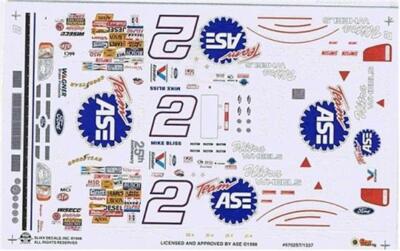 Slixx 1337 #2 Team ASE truck 25th Anniversary 1997-Mike Bliss Nascar ...
