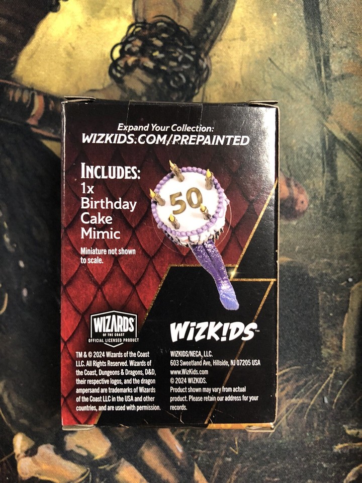 New! Birthday Cake Mimic Wizkids Promo Dungeons Dragons 50th ...