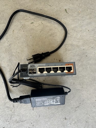 MikroTik hEX S 5 Ports Gigabit Ethernet Router RB760IGS | eBay