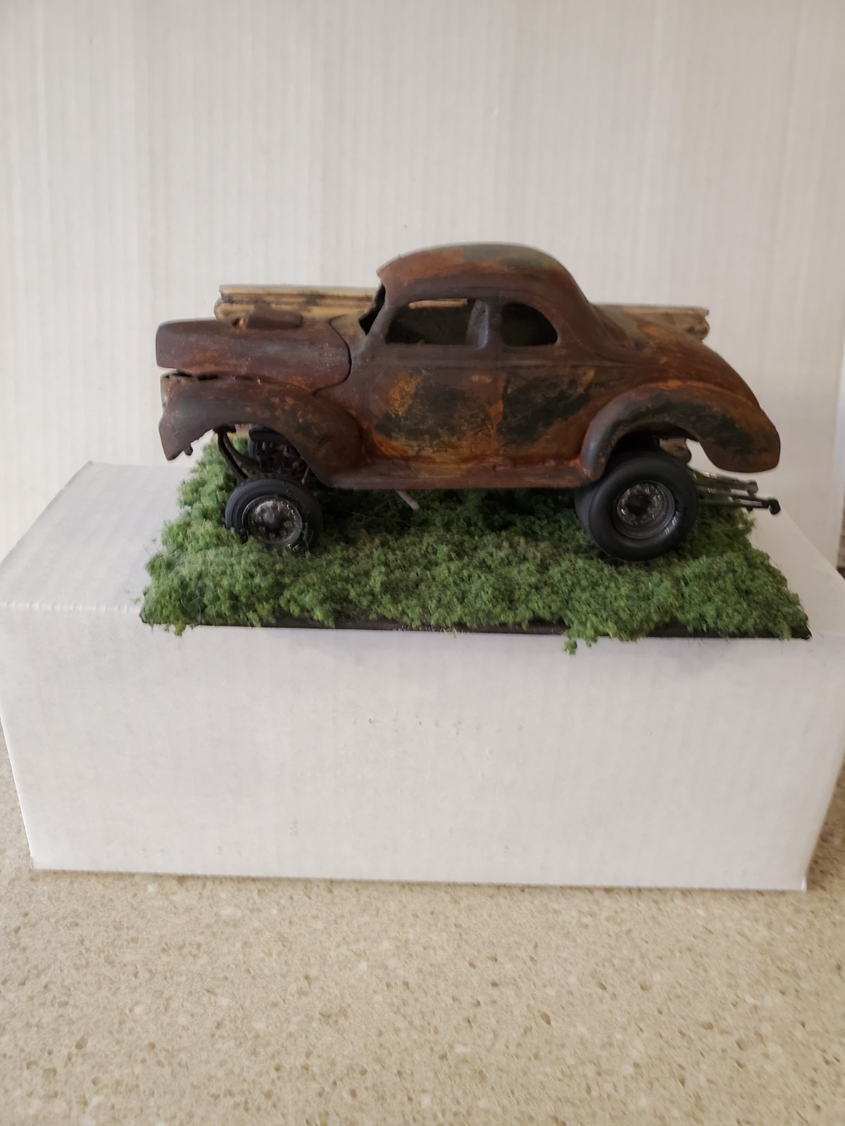 Built model car Junkyard Barn Find Built '40 Ford Coupe Gasser - Drag ...