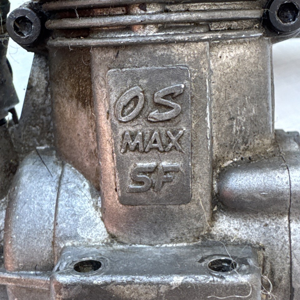 Used OS Max. FX 46 Nitro RC Engine & Muffler *Untested For Parts Or ...