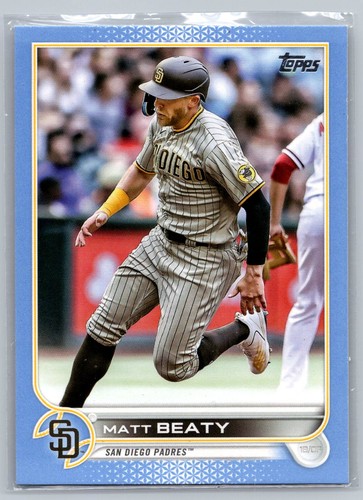 2022 Topps Update Series - Matt Beaty #US263 Father's Day Powder Blue ...