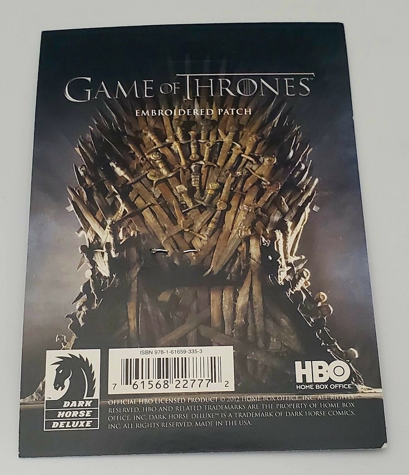 NEW - Dark Horse Game of Thrones Tyrell House Crest Embroidered Patch ...