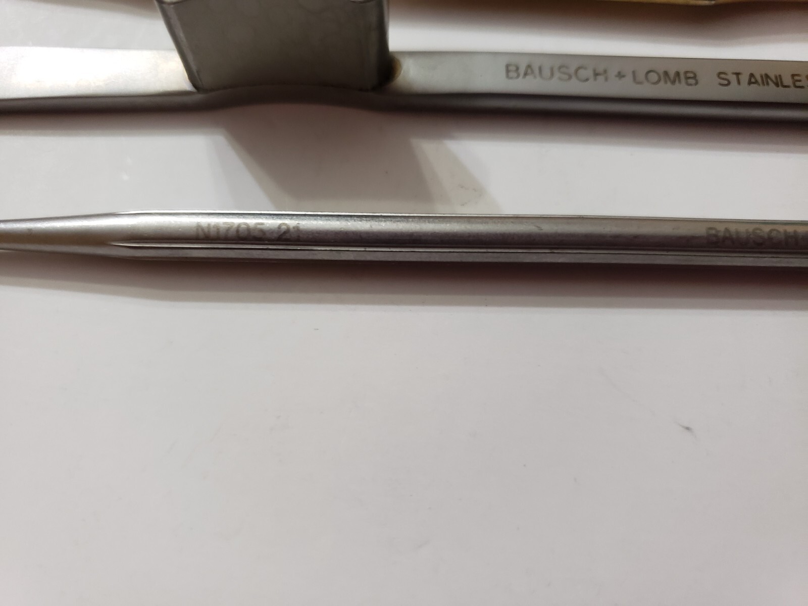 Lot Of 4 Bausch & Lomb Double Ended Rasp, Sharp Curved Tip Elevators P ...