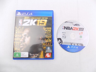 Mint Disc Playstation 4 Ps4 NBA 2K19 2019 19 20th Anniversary Edition ...