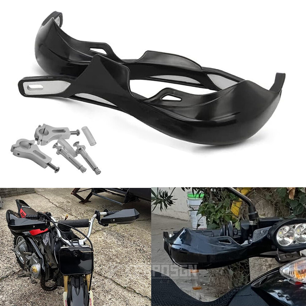 Black Handlebar Hand Guard Bar 7/8" 22mm Protector For Motorcycle Dirt ...