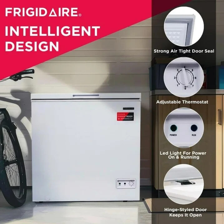 Frigidaire 7.0 Cu. ft. Chest Freezer, EFRF7003, White | eBay